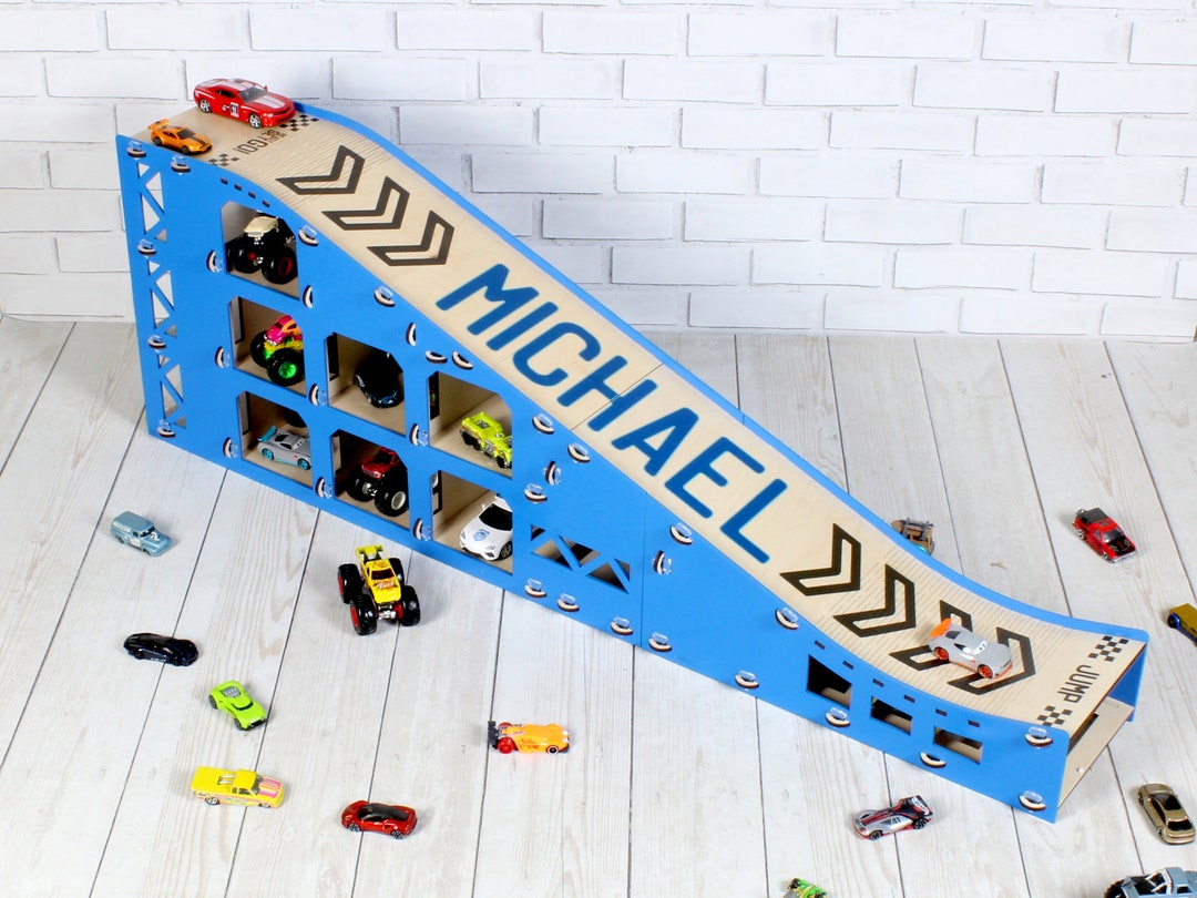 Toy Car Jump Ramp: Stunt Slope & Display Rack for 1/64 Scale - Etsy