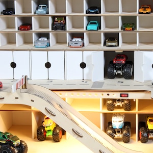 Toddler Boy Gift, Toy Car Storage for 1/64 Scale Diecast Wheel Toys ...