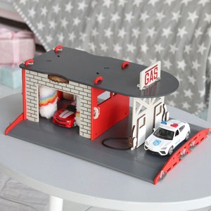 Toy Car Adventure Set: Interlocking Puzzle Roads, Garages, and Bridges ...