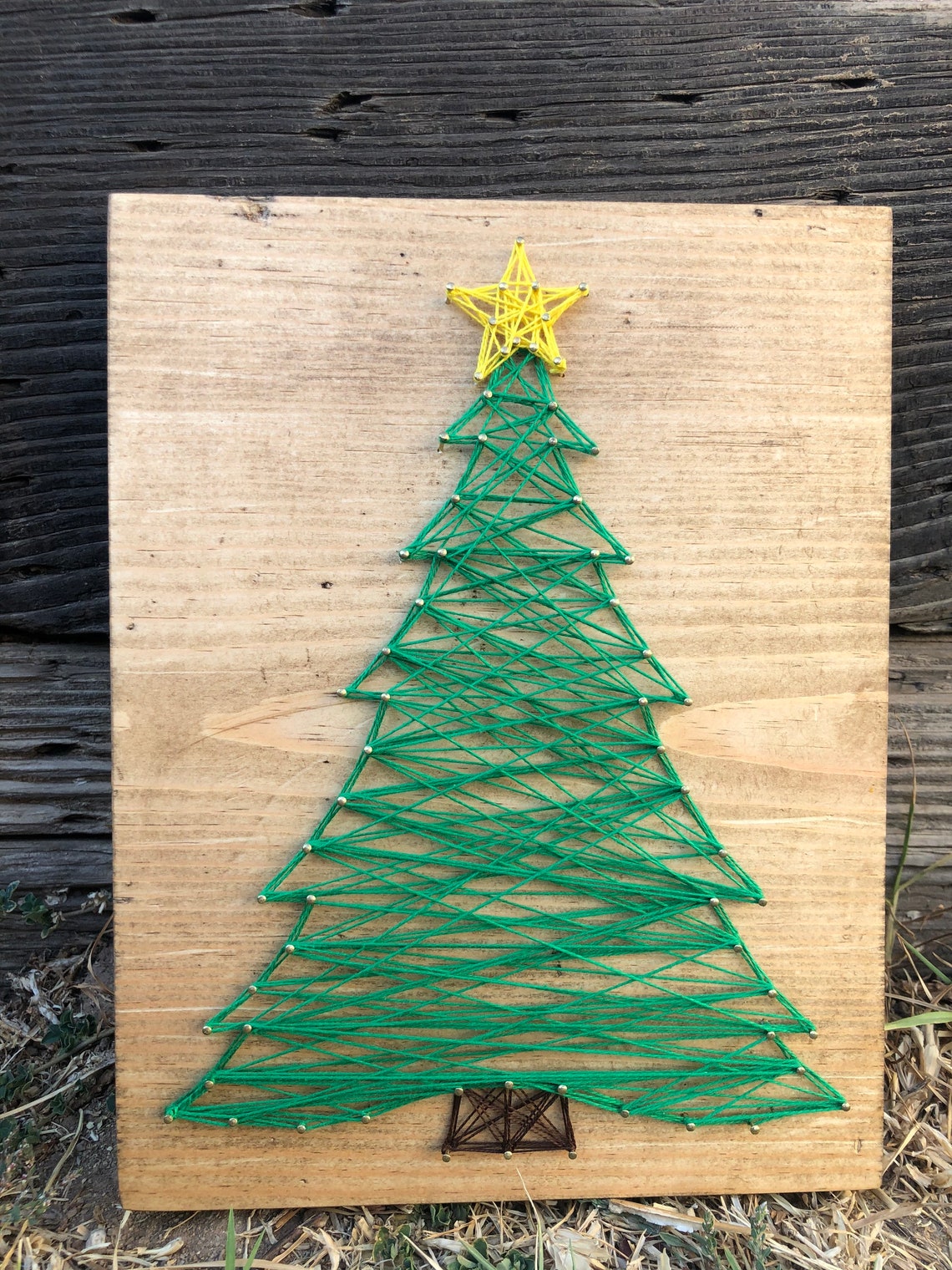 CUSTOM Christmas Tree String Art Holiday Decor Christmas - Etsy