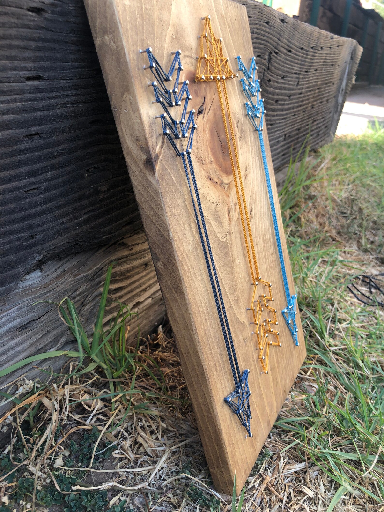 CUSTOM/PERSONALIZED Wooden Arrow String Art; 3 Arrows; Wood Sign; Wall ...