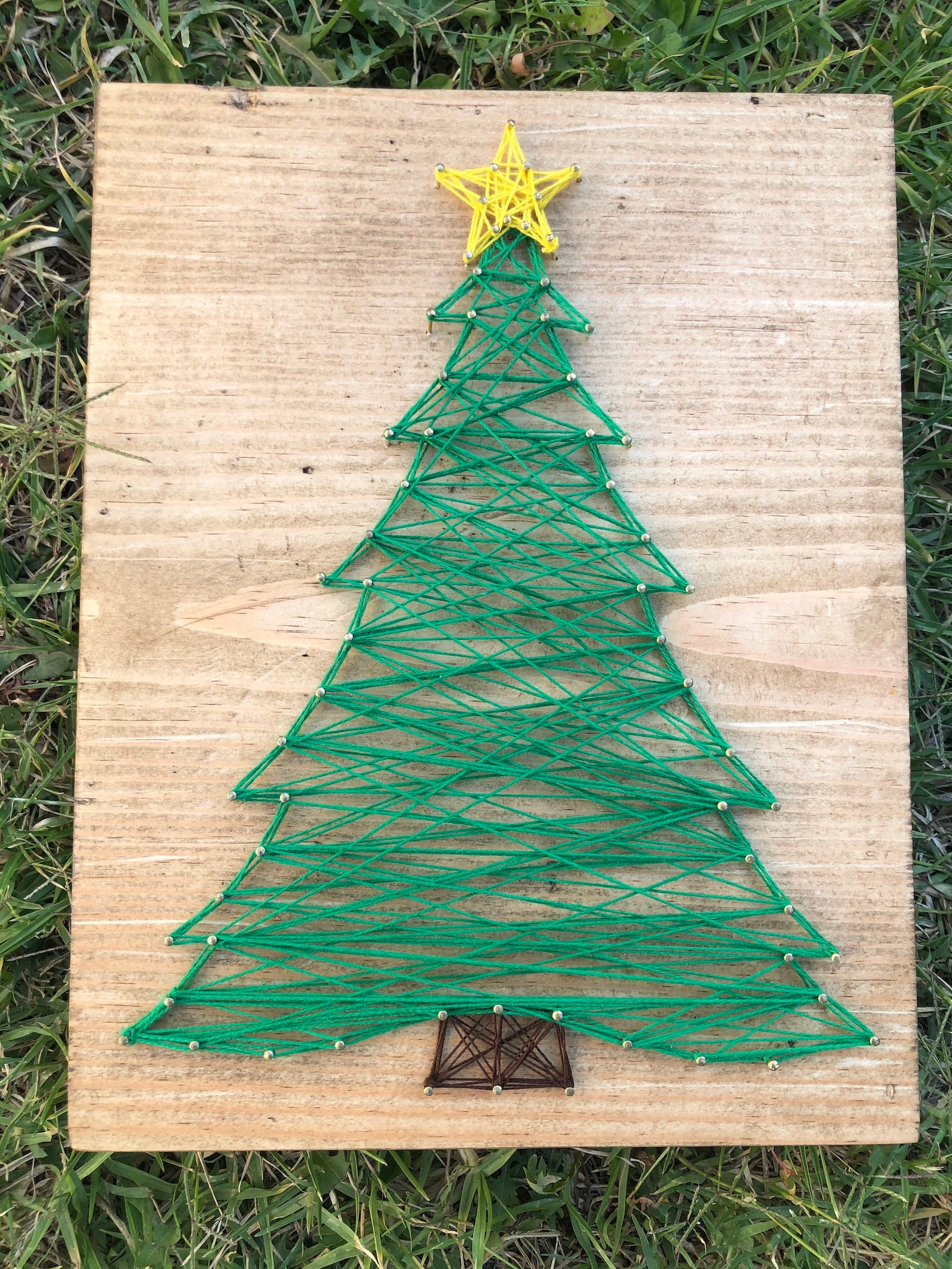 CUSTOM Christmas Tree String Art Holiday Decor Christmas - Etsy