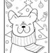 Merry Christmas BIG Printable Coloring Book 40 Pages for Children - Etsy