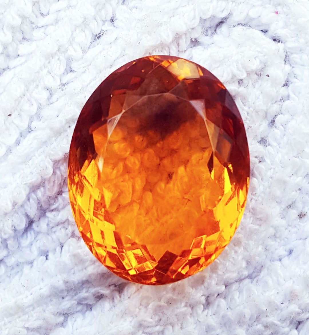 Beautiful Orange Topaz Between 40 to 50 Carat Certified With Free ...