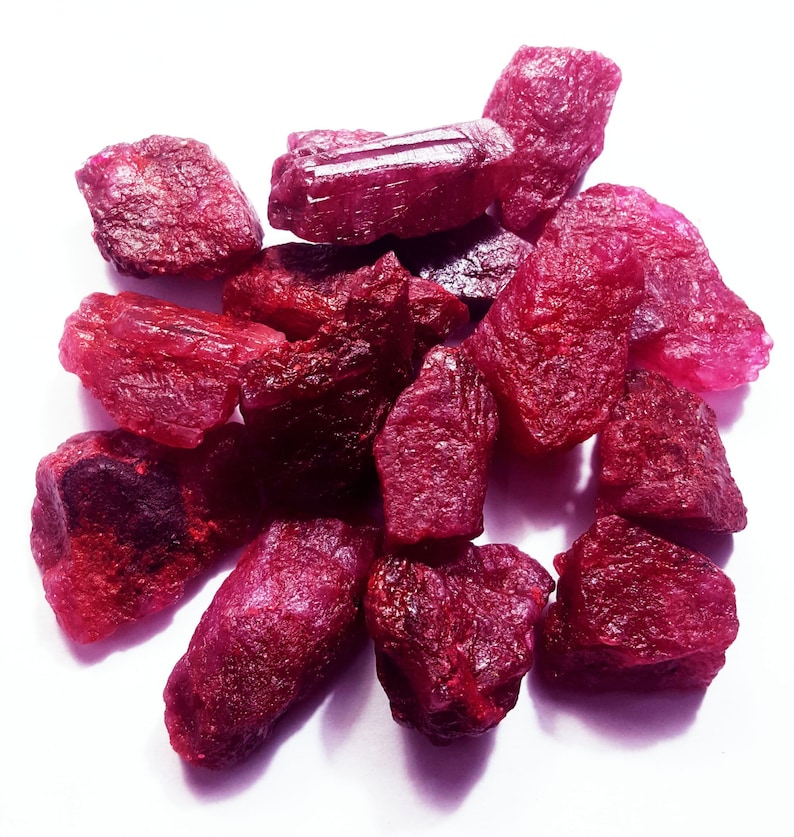 Natural Red Beryl Rough Loose Gemstone Certified Between 90 to - Etsy