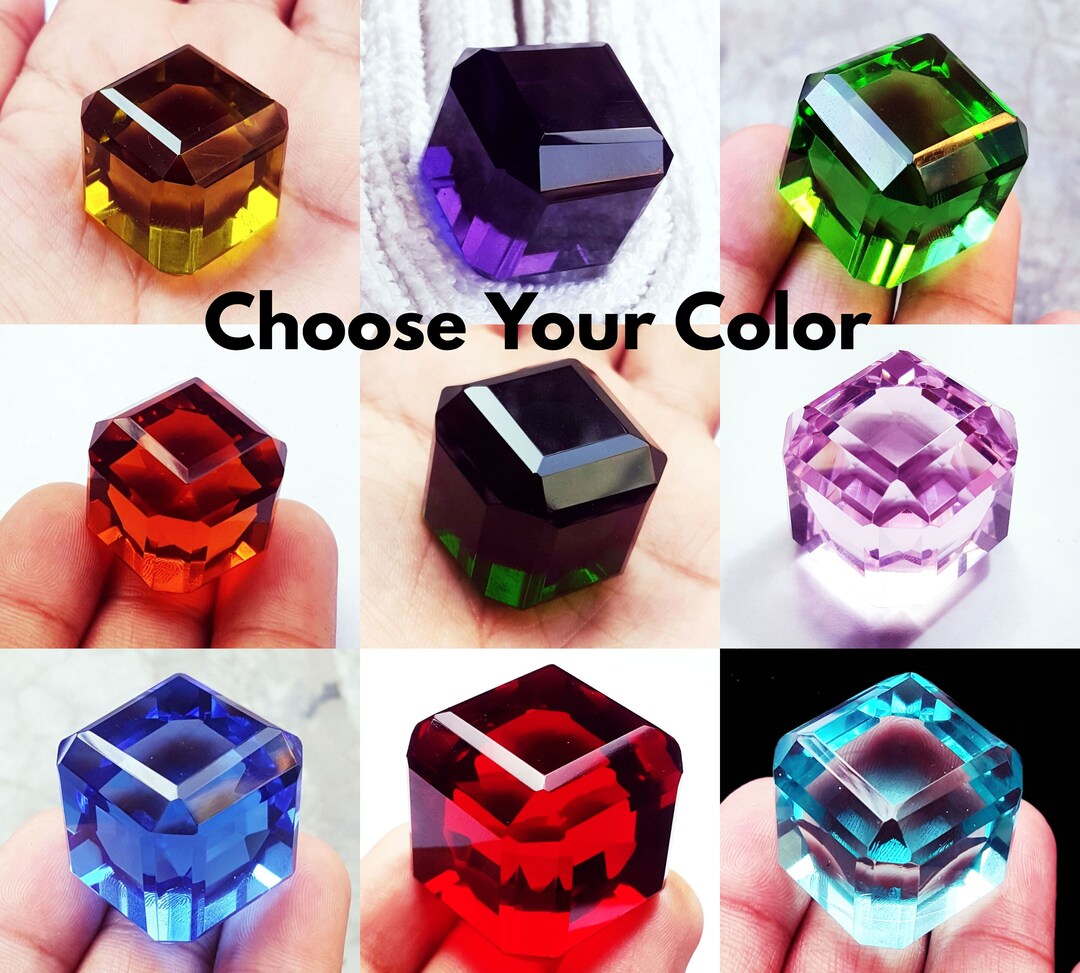 Big Size Cube Multicolor Topaz Between 140 to 145 Ct Certified ...