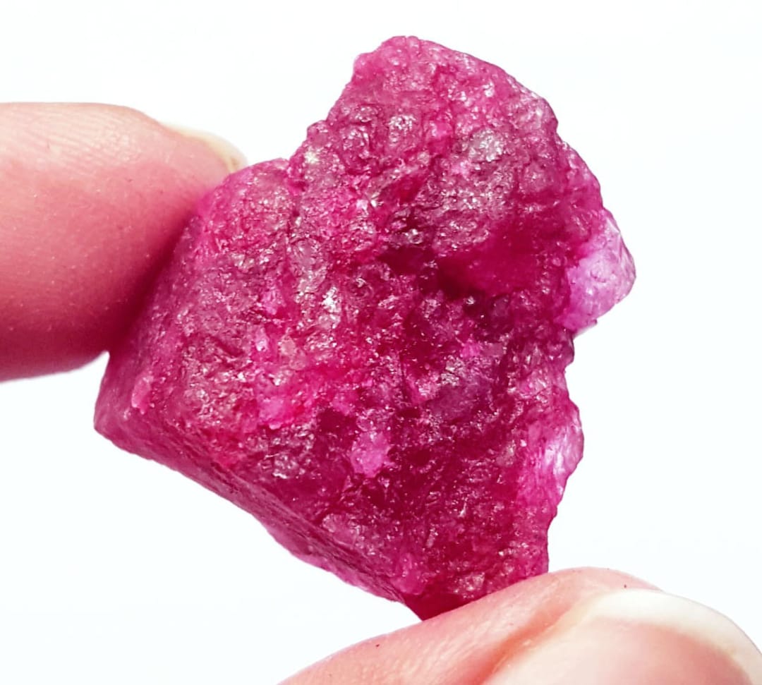 Natural Red Beryl Rough 40.55 Carat Certified Loose Gemstone With Free ...