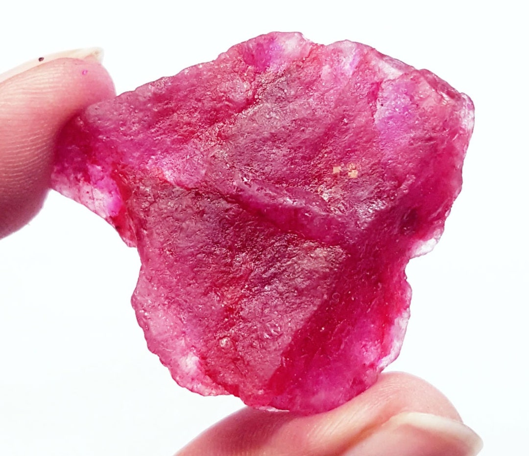 Natural Red Beryl Rough 70.65 Carat Certified Loose Gemstone With Free ...