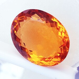 Beautiful Orange Topaz Between 40 to 50 Carat Certified With Free ...