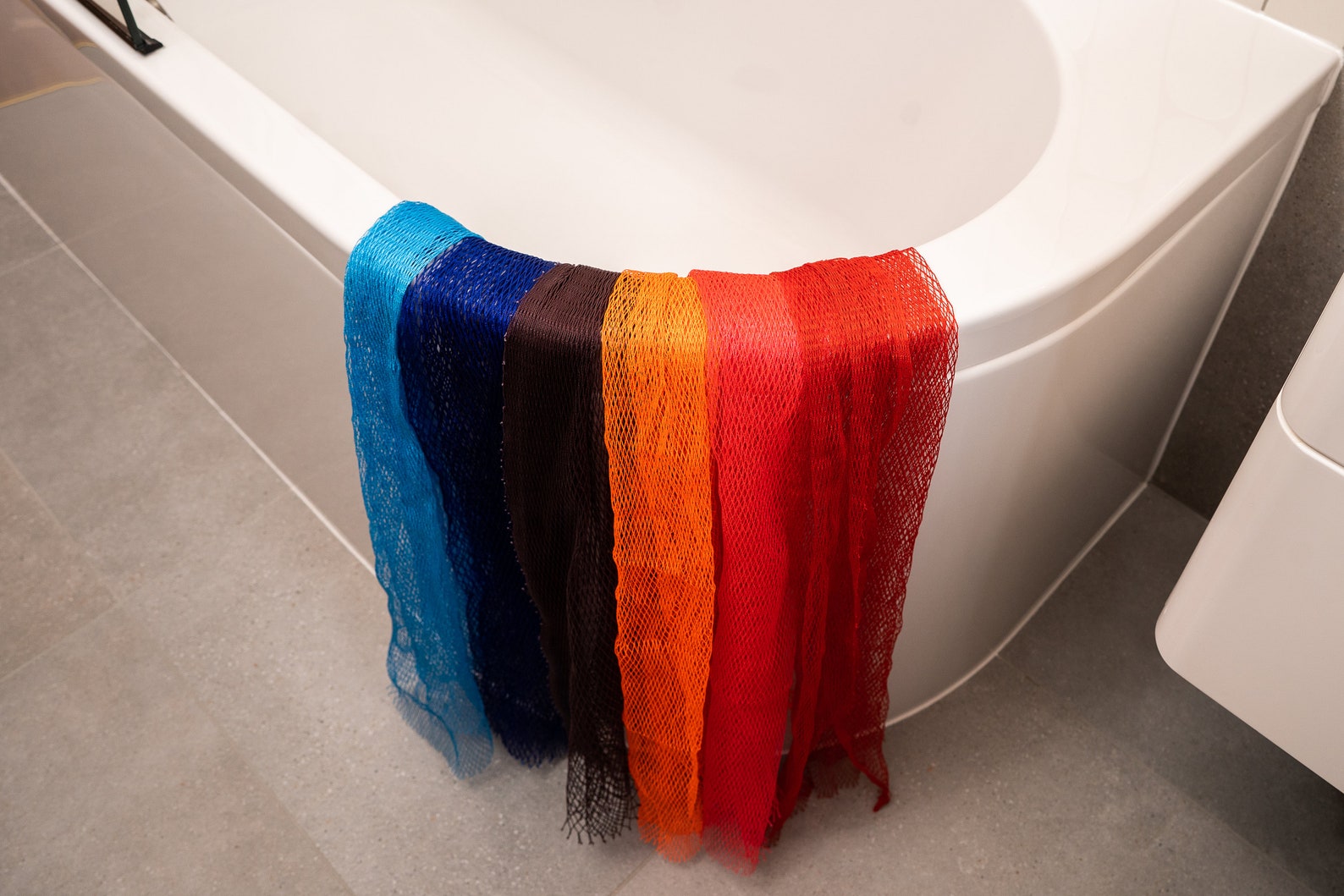 African Net Sponge, Shower Loofah, African Mesh Washcloth, Fast Drying ...