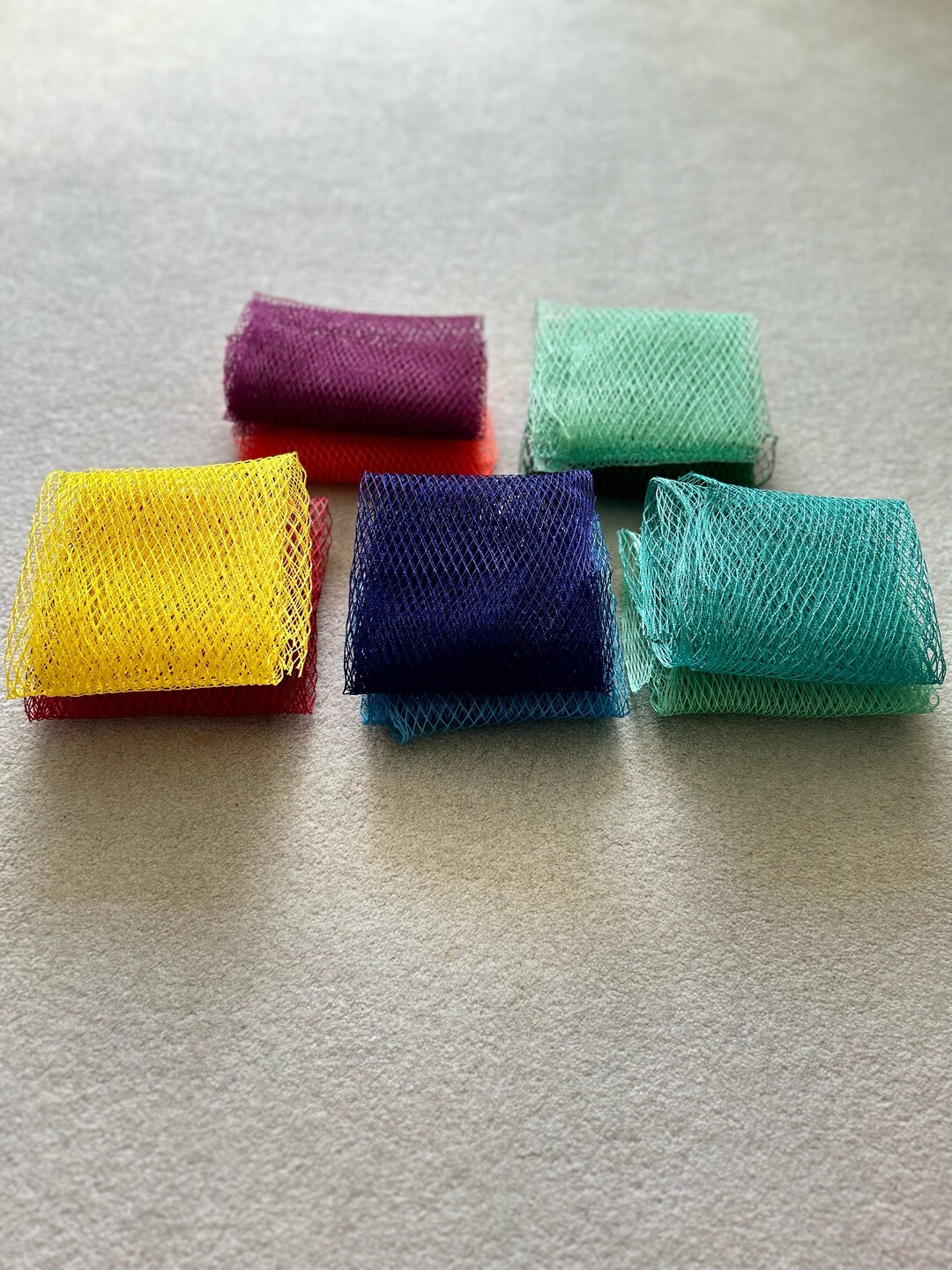 African Mesh Washcloths, Set of 2, Exfoliating Body Scrubber, African ...