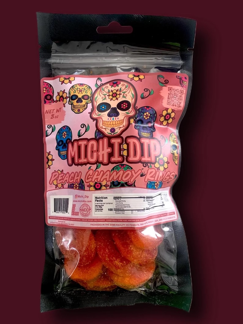 Michi Grande - Peach Chamoy Rings - Etsy