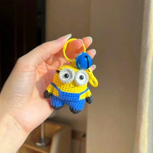 PATTERN: Minions Crochet Pattern Small Size Minions Amigurumi Keychain ...