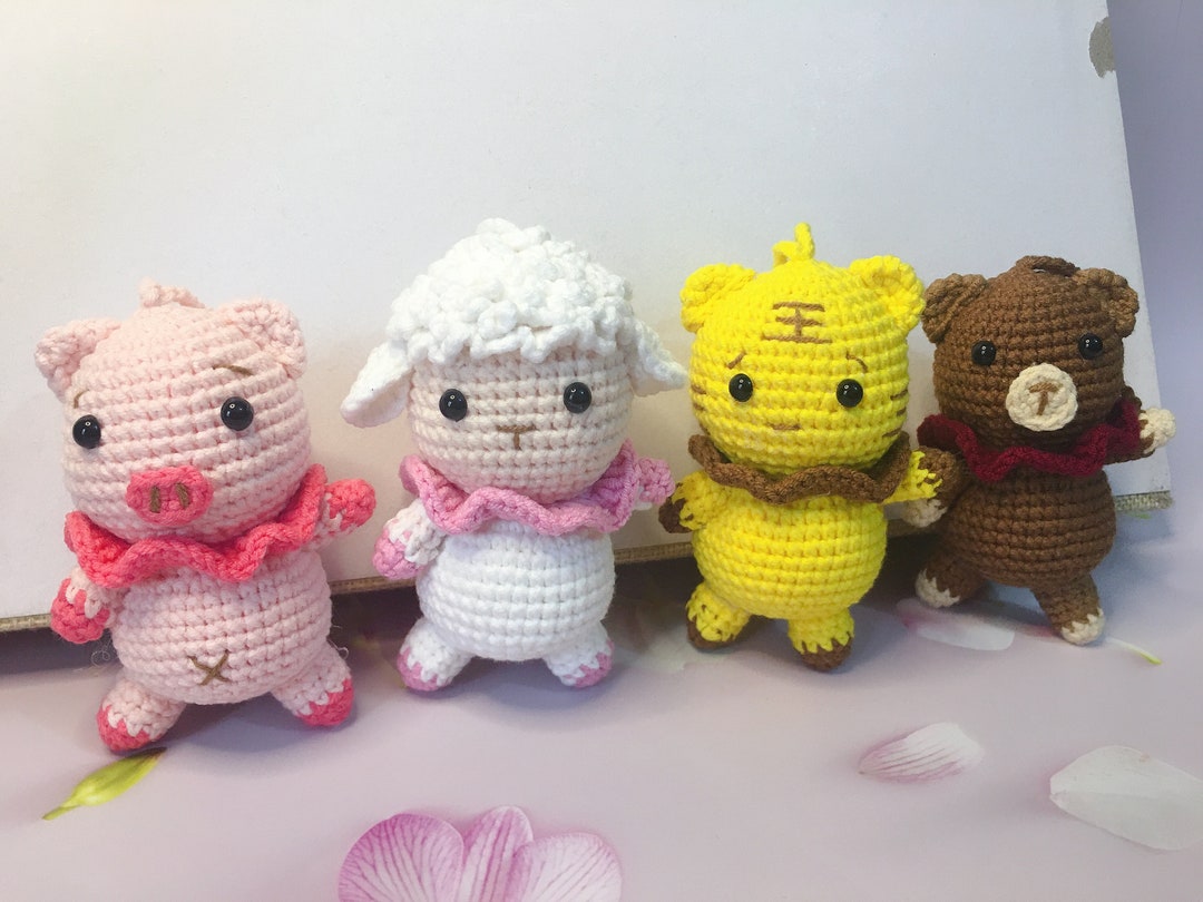 PATTERN: Ballet Dancer Crochet Pattern Sheep Bear Tiger Pig Amigurumi ...
