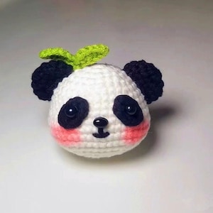 PATTERN: Panda Keychain Crochet Pattern Chinese National Treasure Panda ...