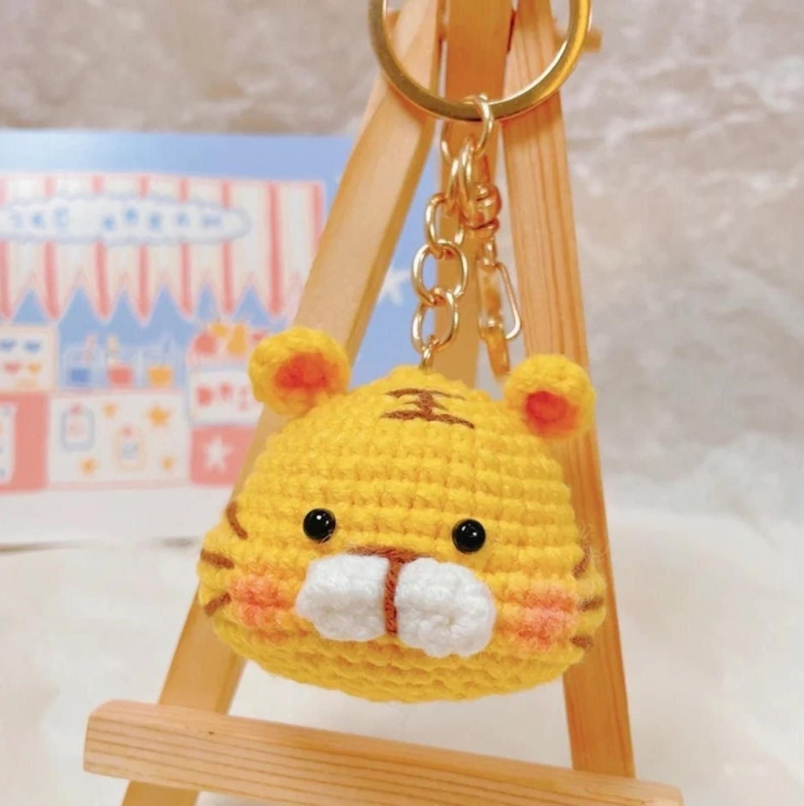 PATTERN: Tiger Head Crochet Pattern Amigurumi Tutorial Mini - Etsy