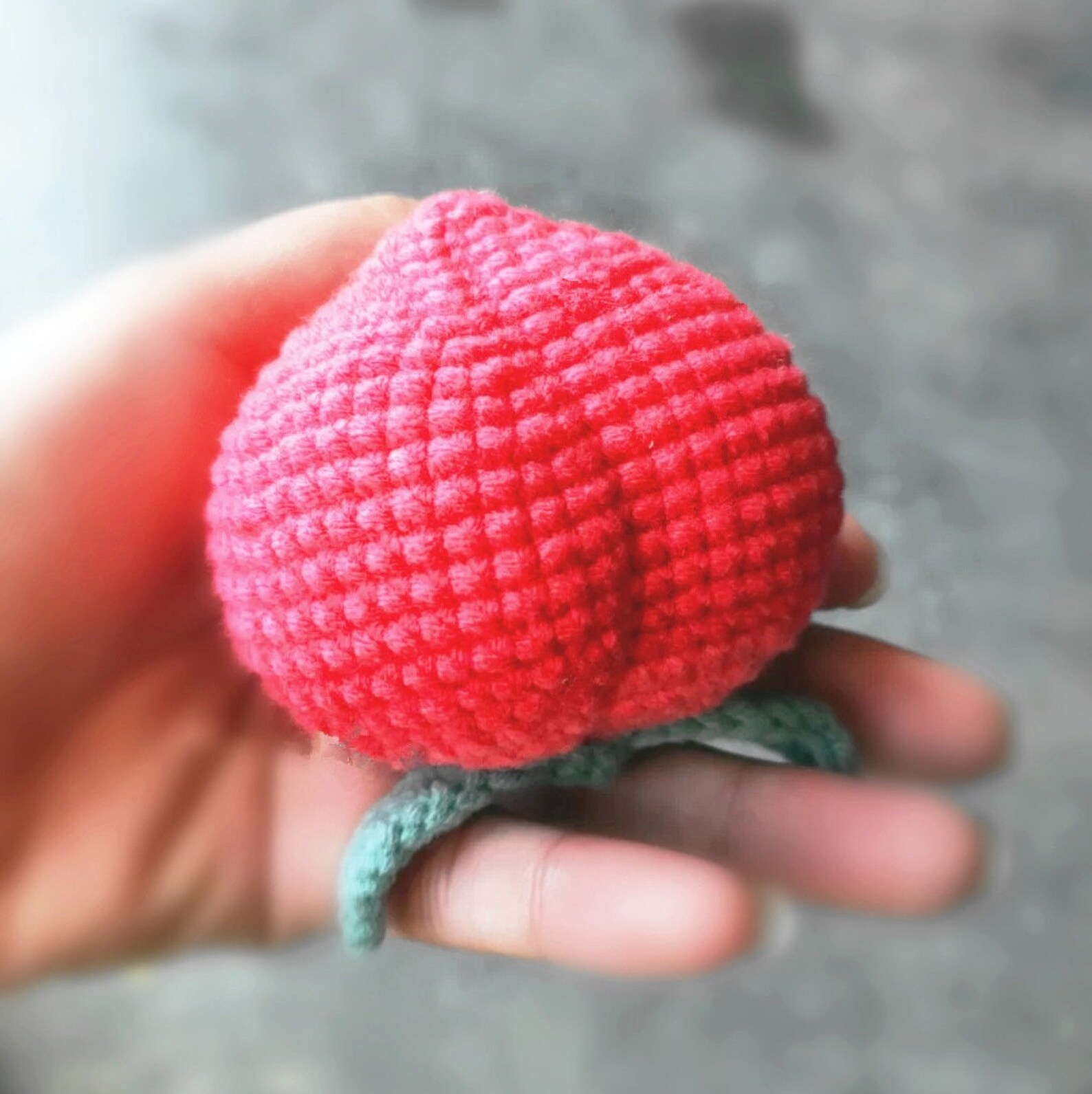 PATTERN: Fruit Peach Amigurumi Crochet Pattern Peach Keychain - Etsy
