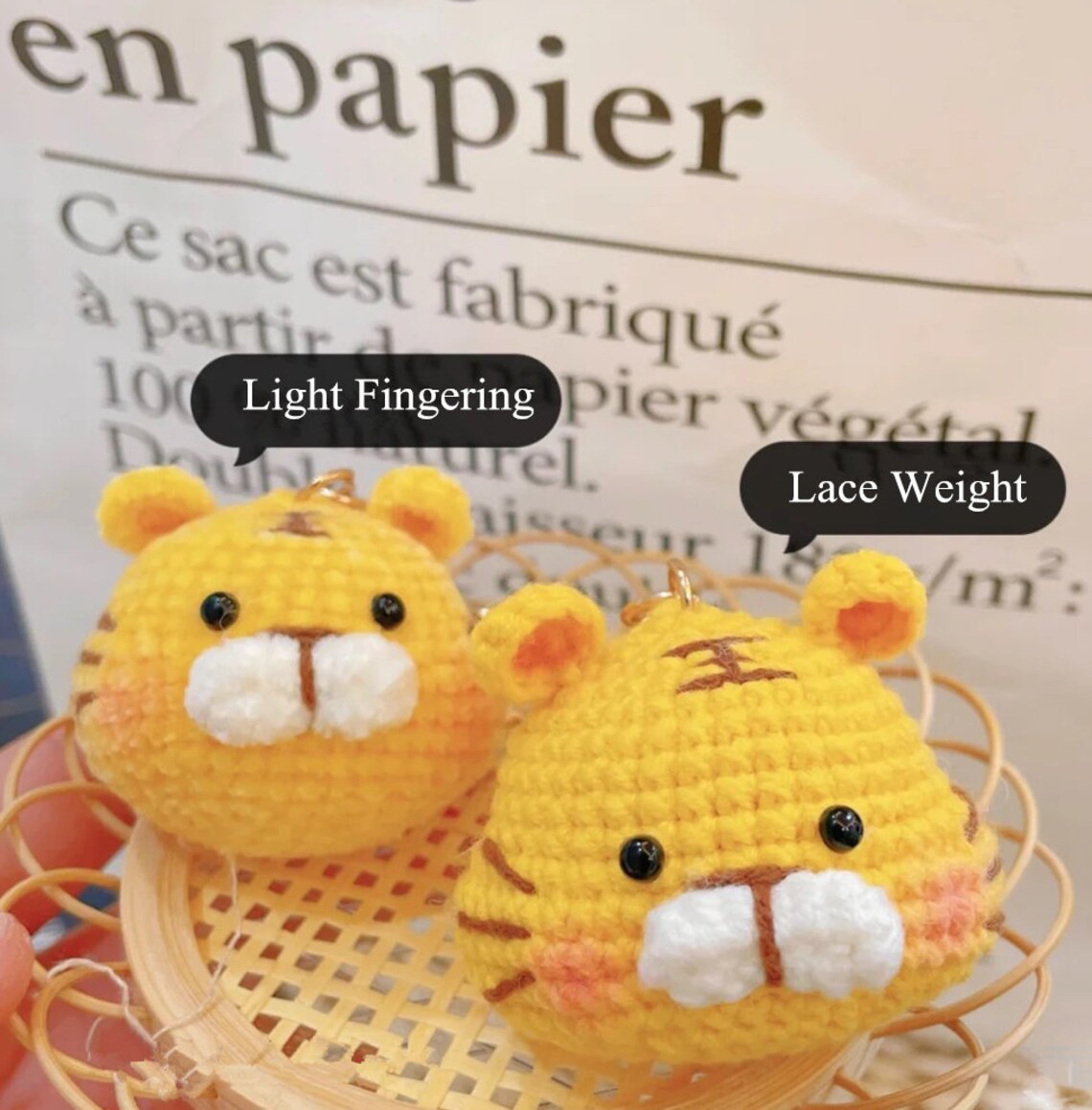 PATTERN: Tiger Head Crochet Pattern Amigurumi Tutorial Mini - Etsy