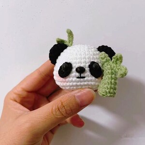 PATTERN: Panda Keychain Crochet Pattern Chinese National Treasure Panda ...