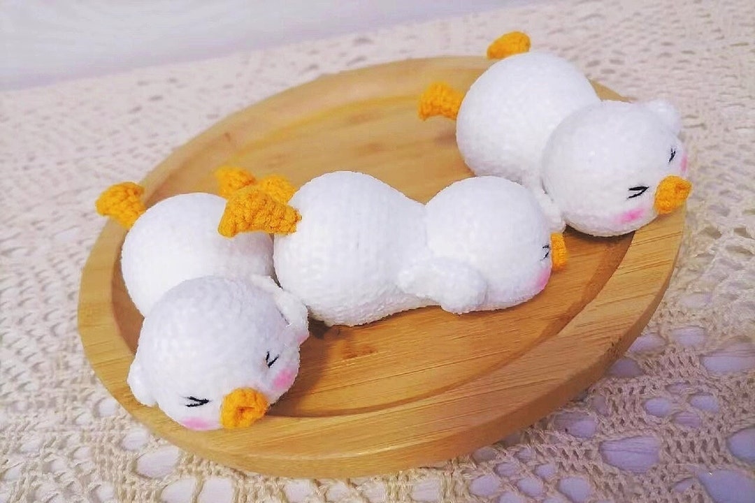 PATTERN: A Fallen Duck Crochet Pattern Ducking Amigurumi Tutorial for ...