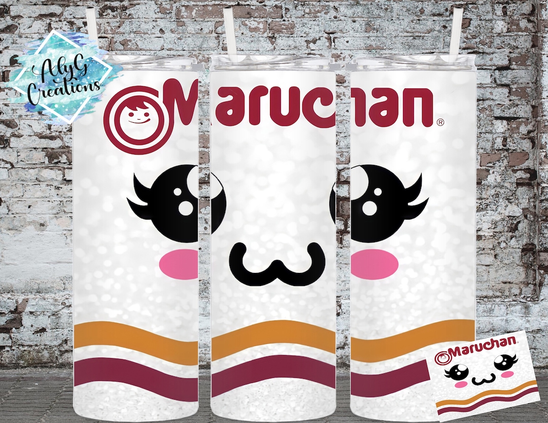 Maruchan Noodles Tumbler Wrap Sublimation Cute Faces - Etsy Norway