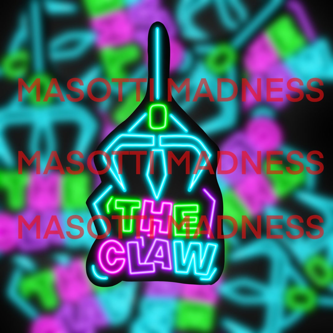 Neon Toy Story the Claw Sticker - Etsy