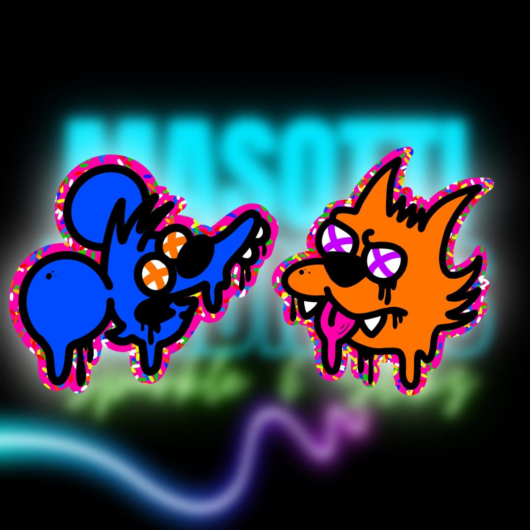 1 - 2pcs Itchy & Scratchy Sticker/s - Etsy