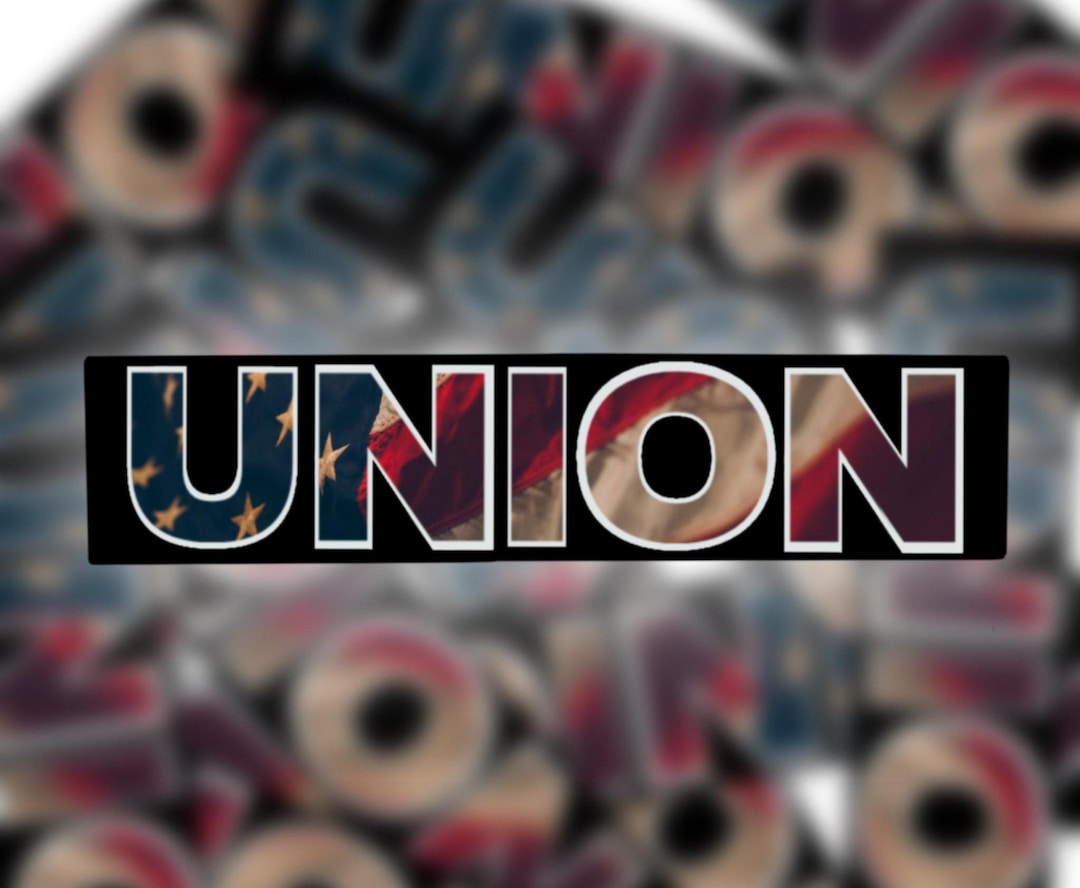 Union American Flag Sticker - Etsy