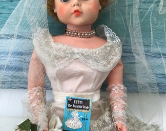 Betty the Beautiful Bride Doll - Etsy