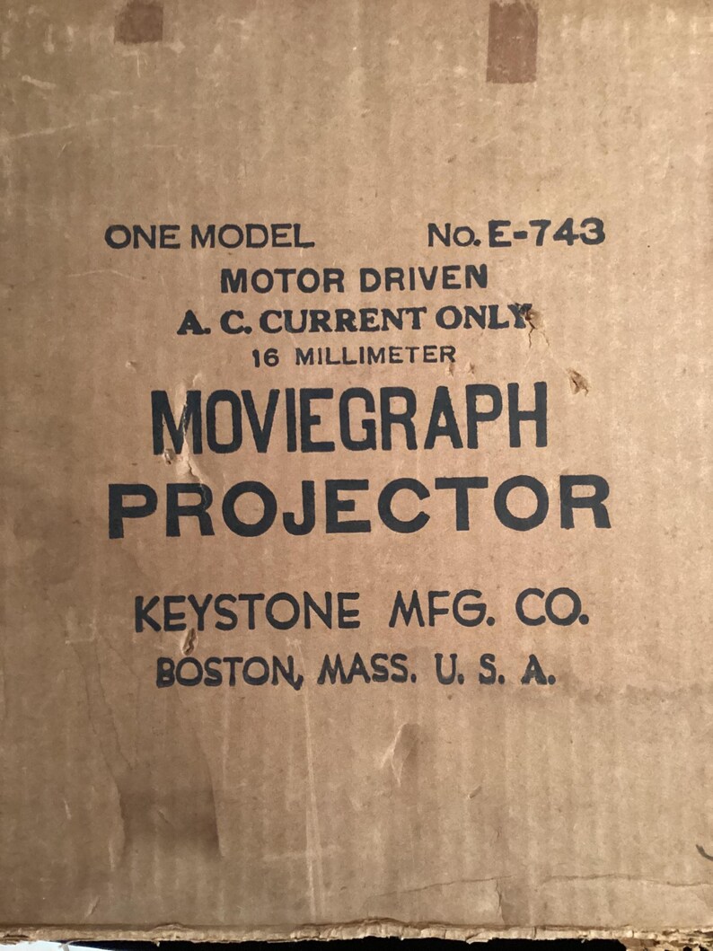 Vtg Keystone Model #E743, 16mm Projector With 4 Films, Working - Etsy