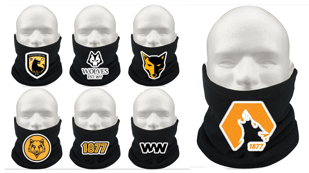 Wolverhampton Snood Scarf Black Fleece Face Cover Neck Warmer Warm ...