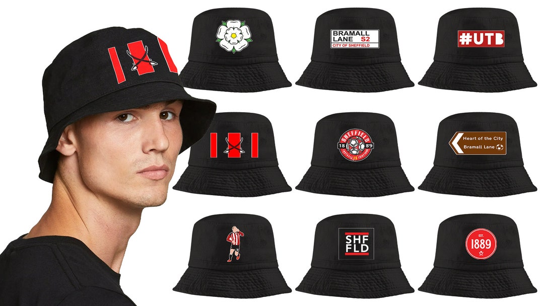 Sheffield City Bucket Hat Football Match Day Essential Music Festival ...