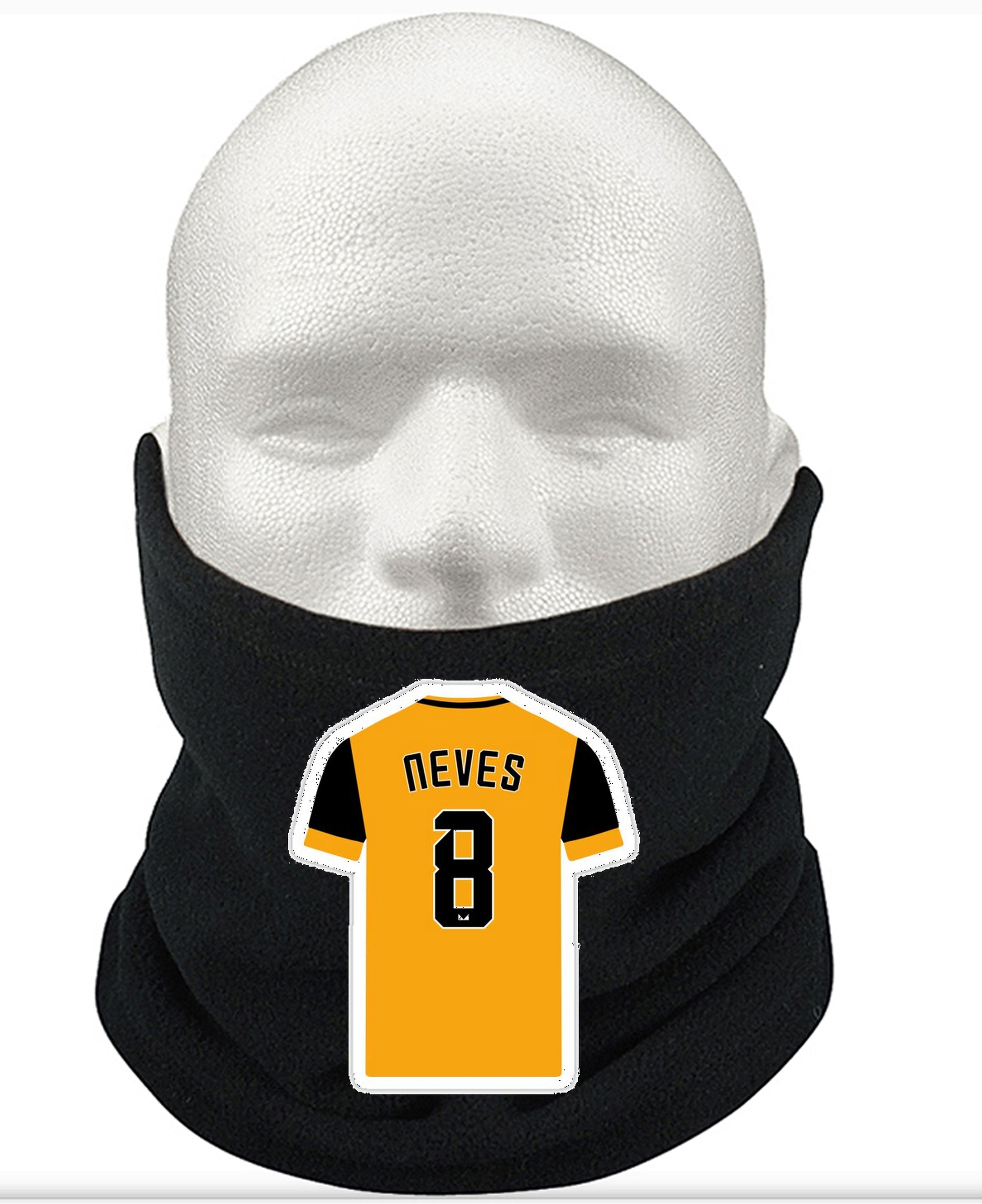 Wolverhampton Snood Scarf Black Fleece Face Cover Neck Warmer Warm ...