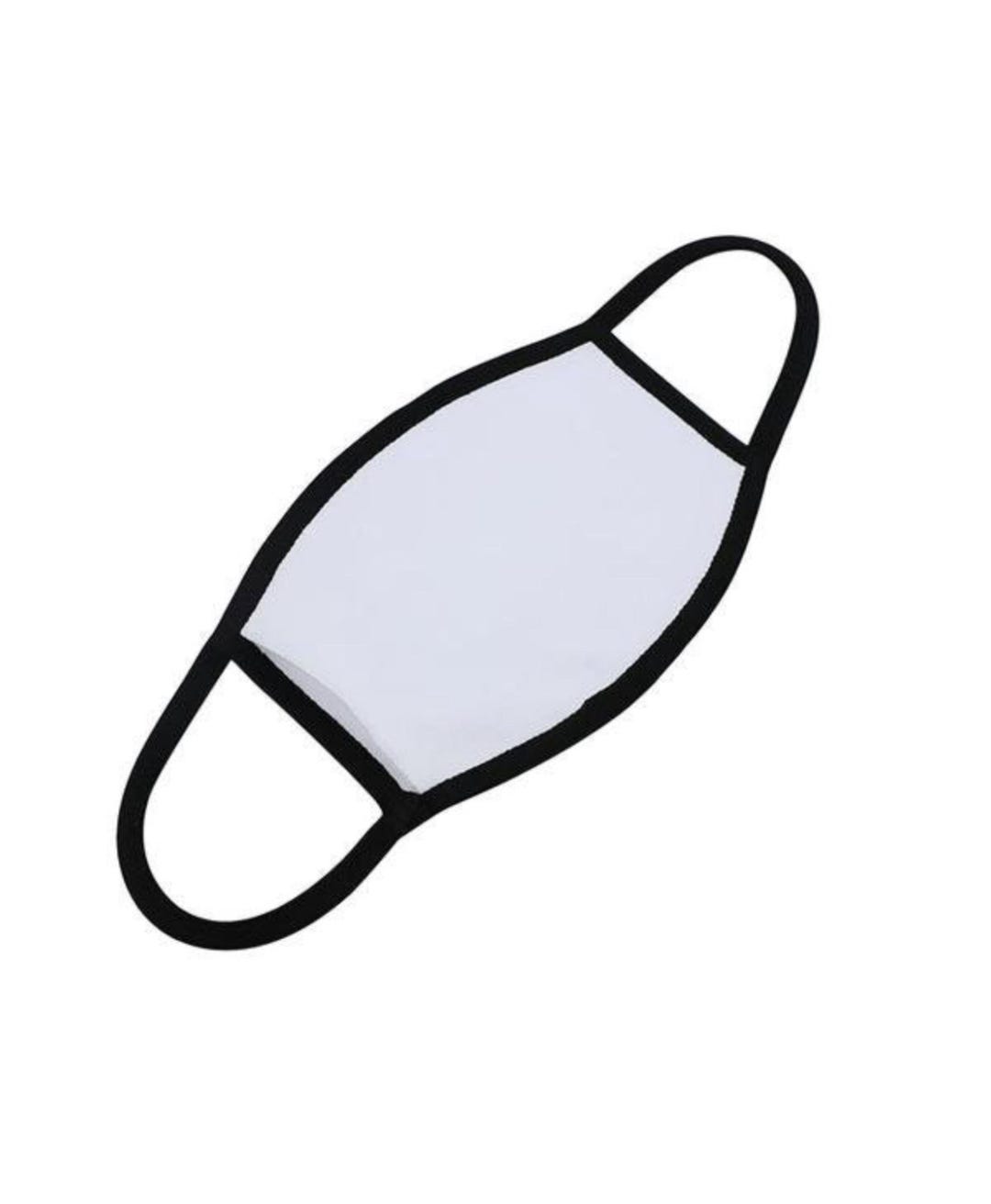 Blank Sublimation Face Mask | 100% Polyester Mask for Custom Printing ...