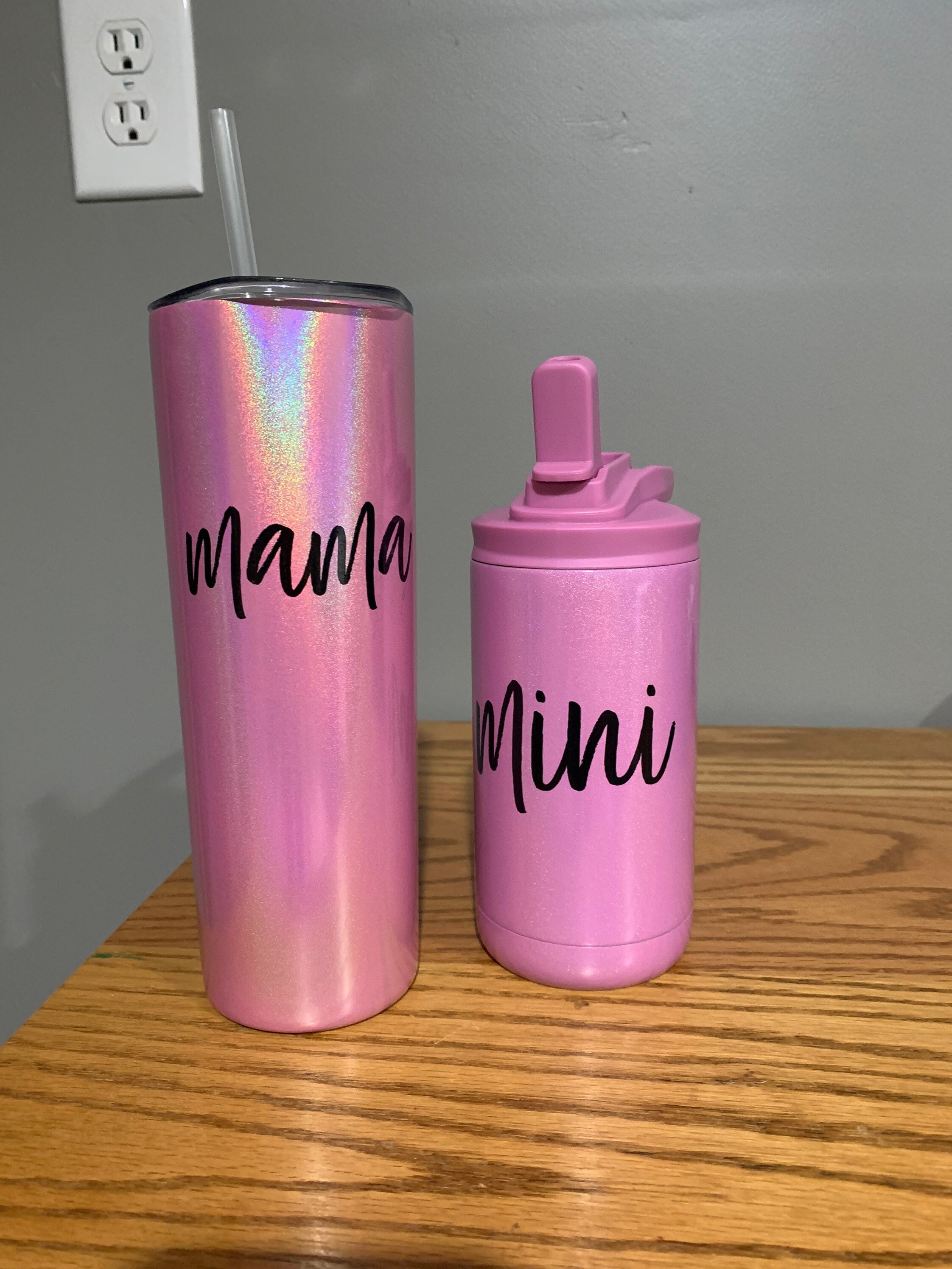 Mama Mini Matching Tumblers Etsy Uk