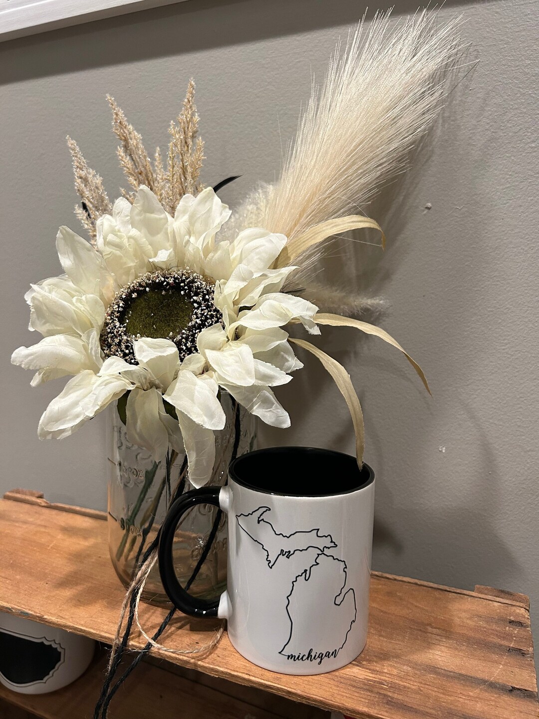 Michigan Coffee Mug, Michigan Coffee Cup, Christmas Present, 11oz Black ...