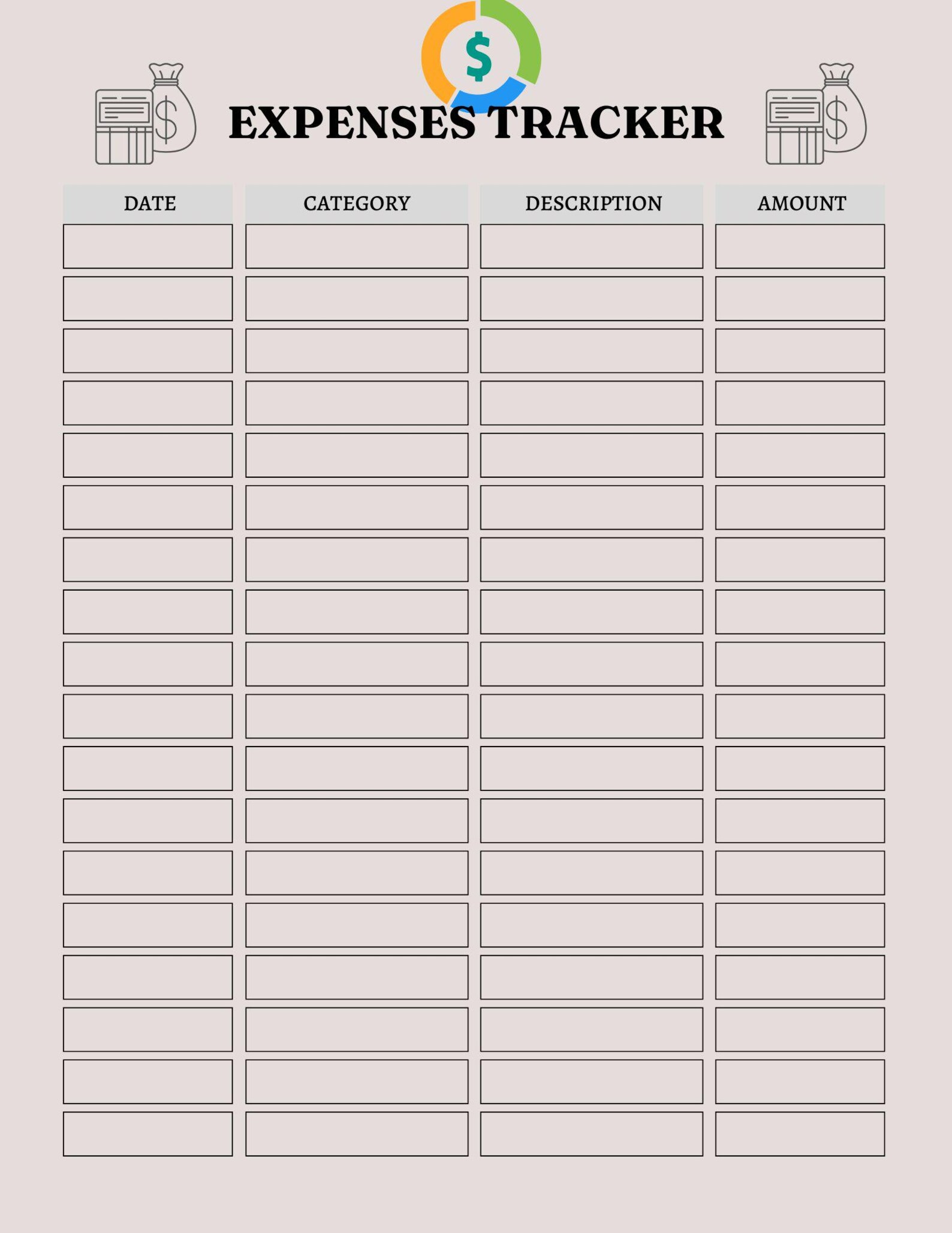 Downloadable Budget Planner | Printable Finance Tracker | Monthly ...