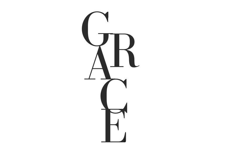 Grace SVG | Christian Digital Download PNG & JPEG | Faith-based Design ...