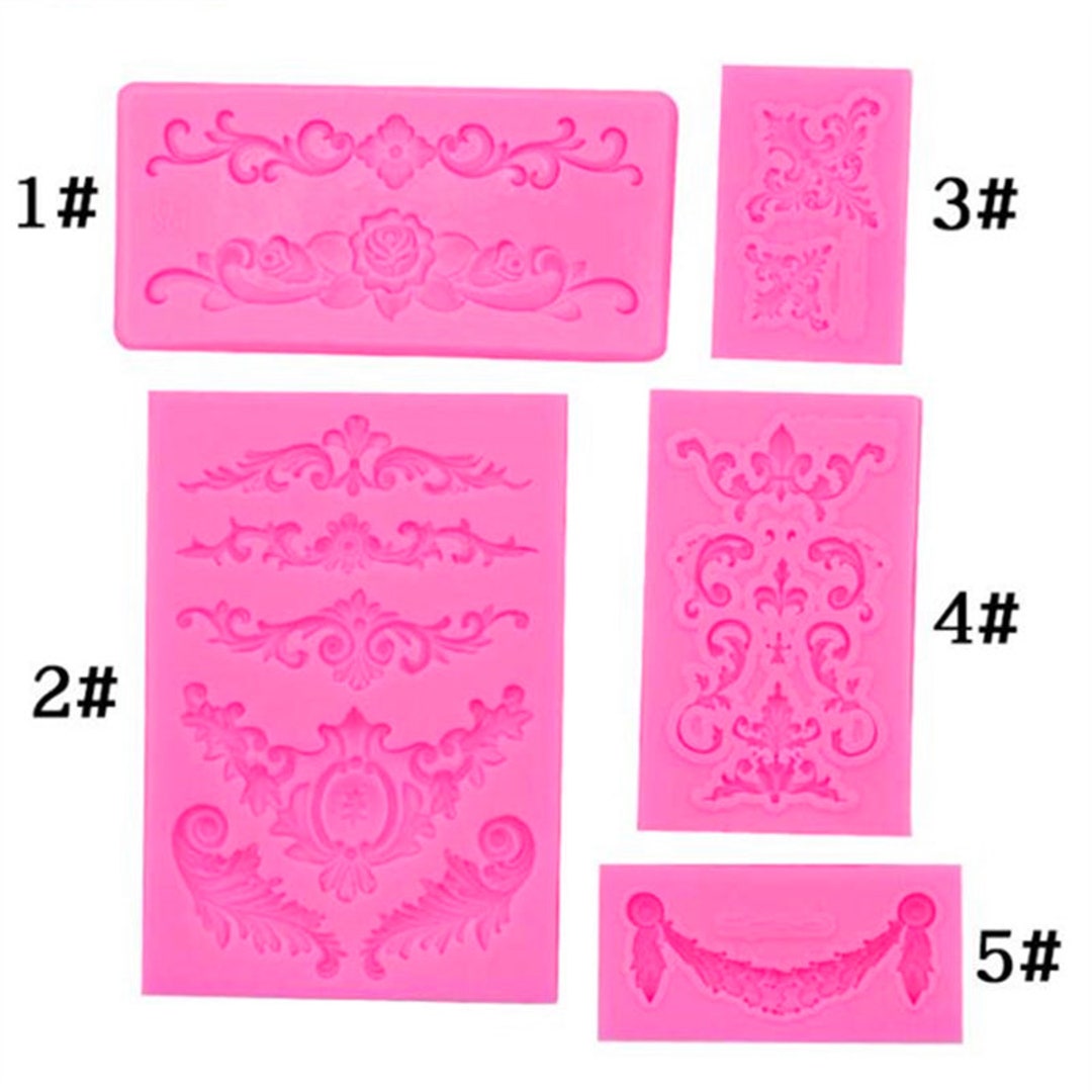 Vintage Silicone Relief Molds, Cake Decorating - Etsy