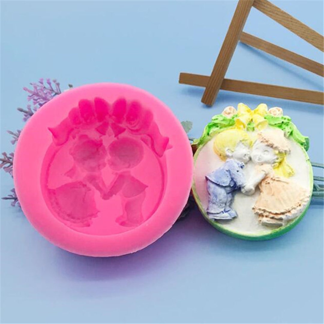 Boy Girl Mold Cake Chocolate Mold Wedding Cake Decorating Tools Fondant ...