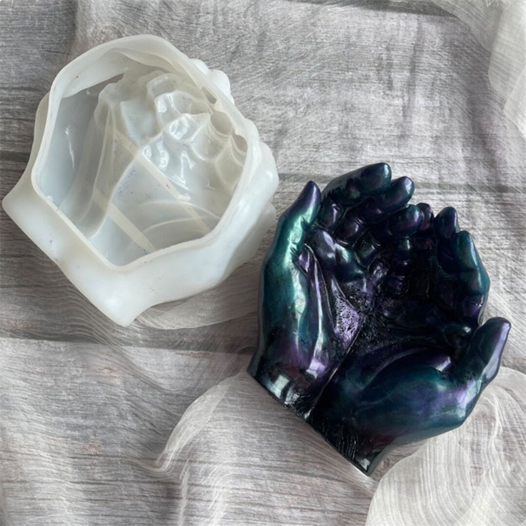 DIY Crystal Resin Hand Display Stand Tray Ashtray Mirror - Etsy