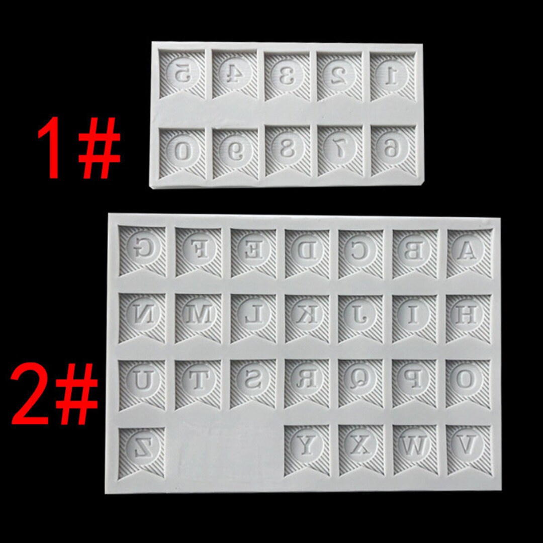 Letter Number Mold Cake Chocolate Mold Wedding Cake Decorating Tools ...