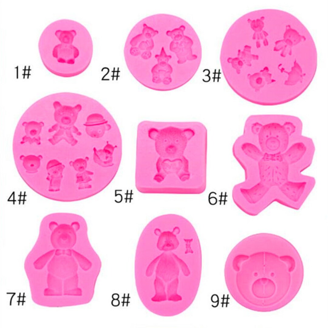 Cartoon Bow Mold Silicone Molds Cake Chocolate Mold Wedding Cake ...