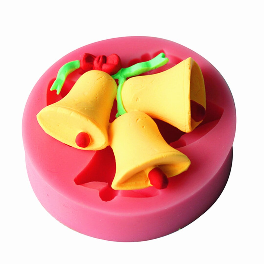 DIY Christmas Bell Cake Fondant Mold Liquid Frog Gel Mold - Etsy