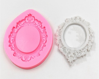 Rectangle Silicone Mold Decor for Pressure Clay Table Base Home ...