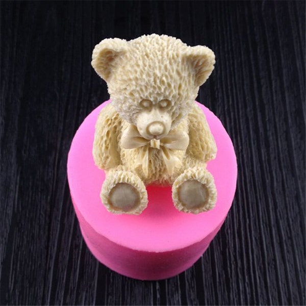 Teddy Bear Cake Mold 3d - Etsy