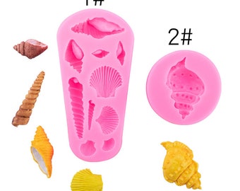 1pc, 6 Cavity Ocean Shell Pearl Dessert/cake/chocolate Mold - Etsy