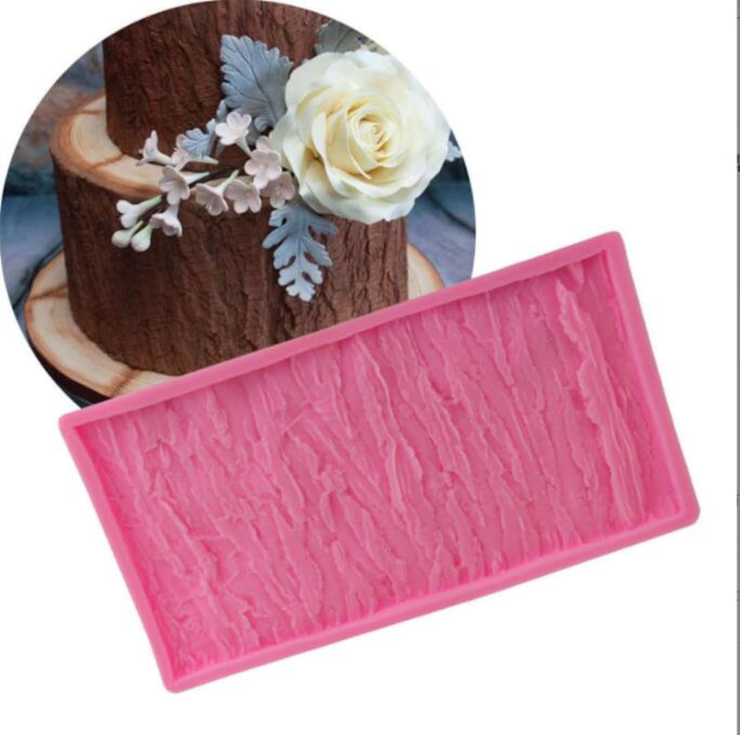 Bark Texture Silicone Mold - Fondant, Chocolate Cake Decor - Etsy