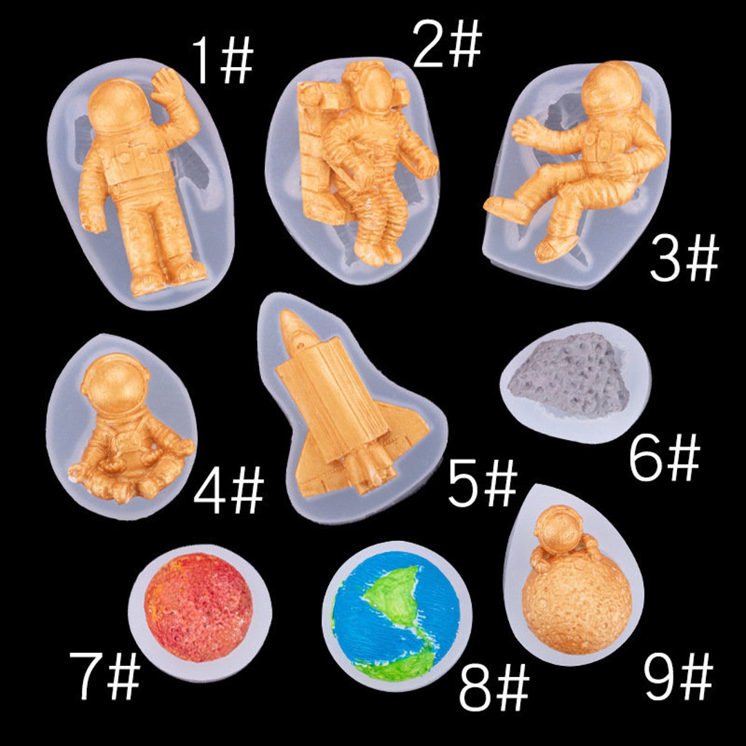 Astronauts Spacecraft Planets Mold Cake Chocolate Mold Wedding Cake ...