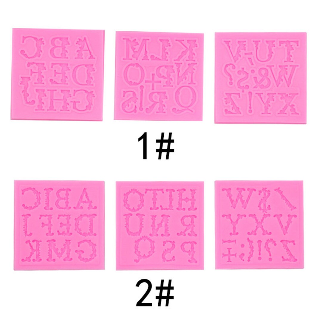 Capital Letter Lowercase Letter Mold Cake Chocolate Mold Wedding Cake ...